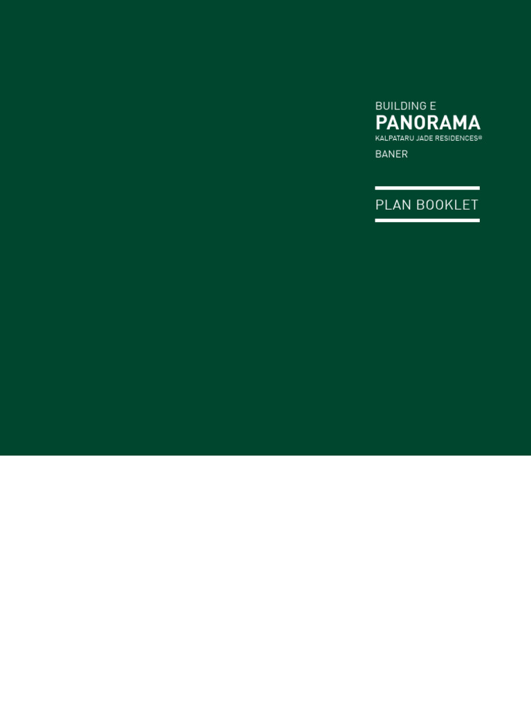 Jade Plan Booklet E Wing - Low | PDF | Apartment | Bathroom