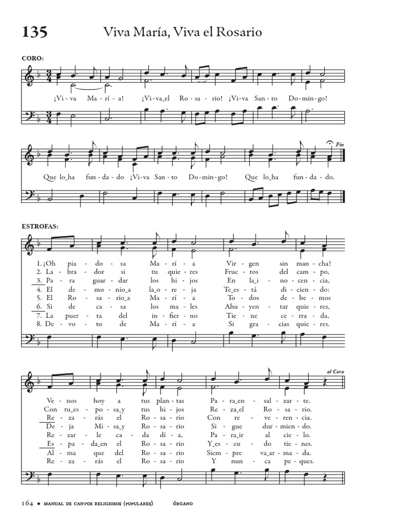 Letra y acordes de "Viva María" | PDF