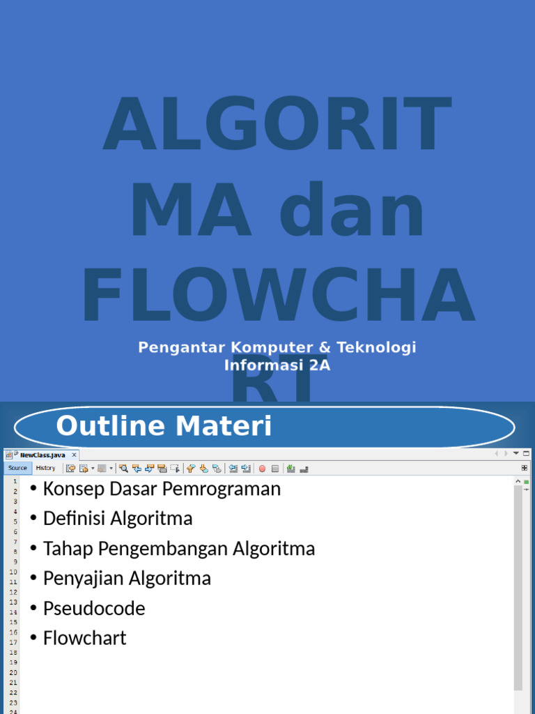 Algoritma Dan Flowchart-New16juni2022 | PDF
