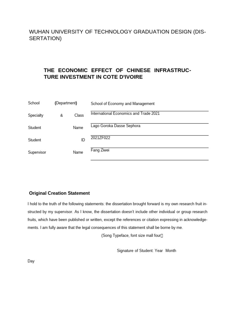 AFTER DEFENSE Sephora Thesis Total Final | PDF | Economic Growth | Infrastructure