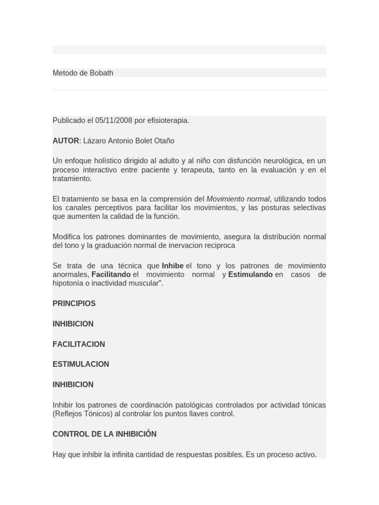 Guia Del Metodo de Bobath | PDF | Pelvis | Tobillo