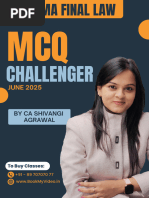 CMA Final Law MCQ Bank by Raghav Sir | PDF | Bankruptcy | Insurance