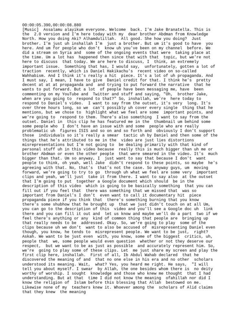 Haqiqatjou's Lies On Wahhabism Refuted - SBV | PDF | God In Islam ...