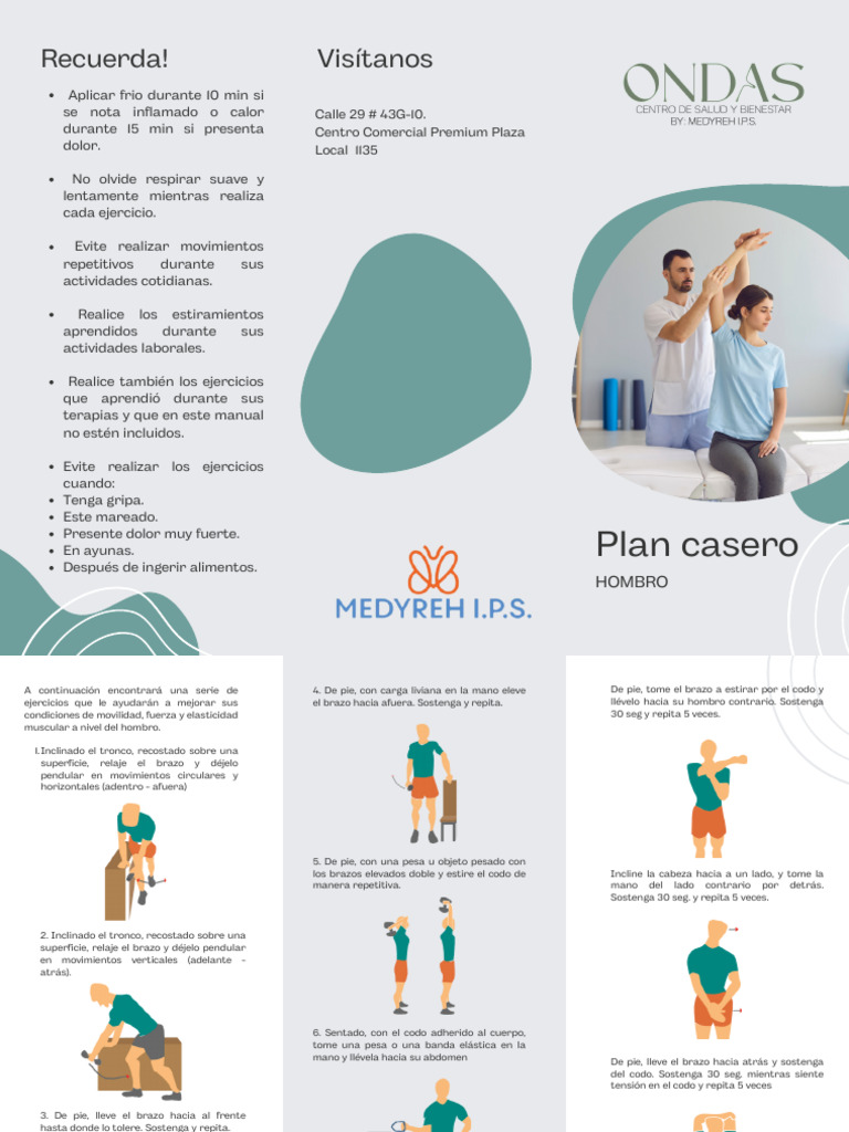 Plan Casero Hombro | PDF | Hombro | Codo