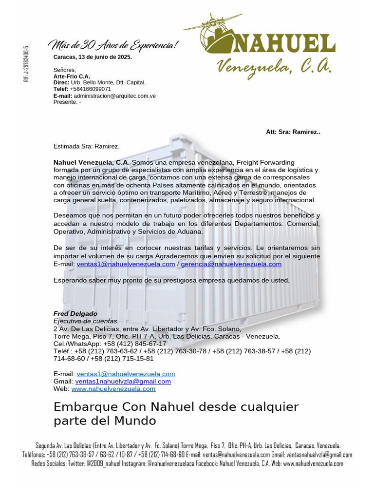 Nahuel Venezuela - Presentacion para Editar A PDF | PDF