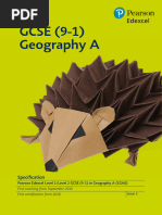Edexcel GCSE Specification Geography B | PDF | Tropical Cyclones ...