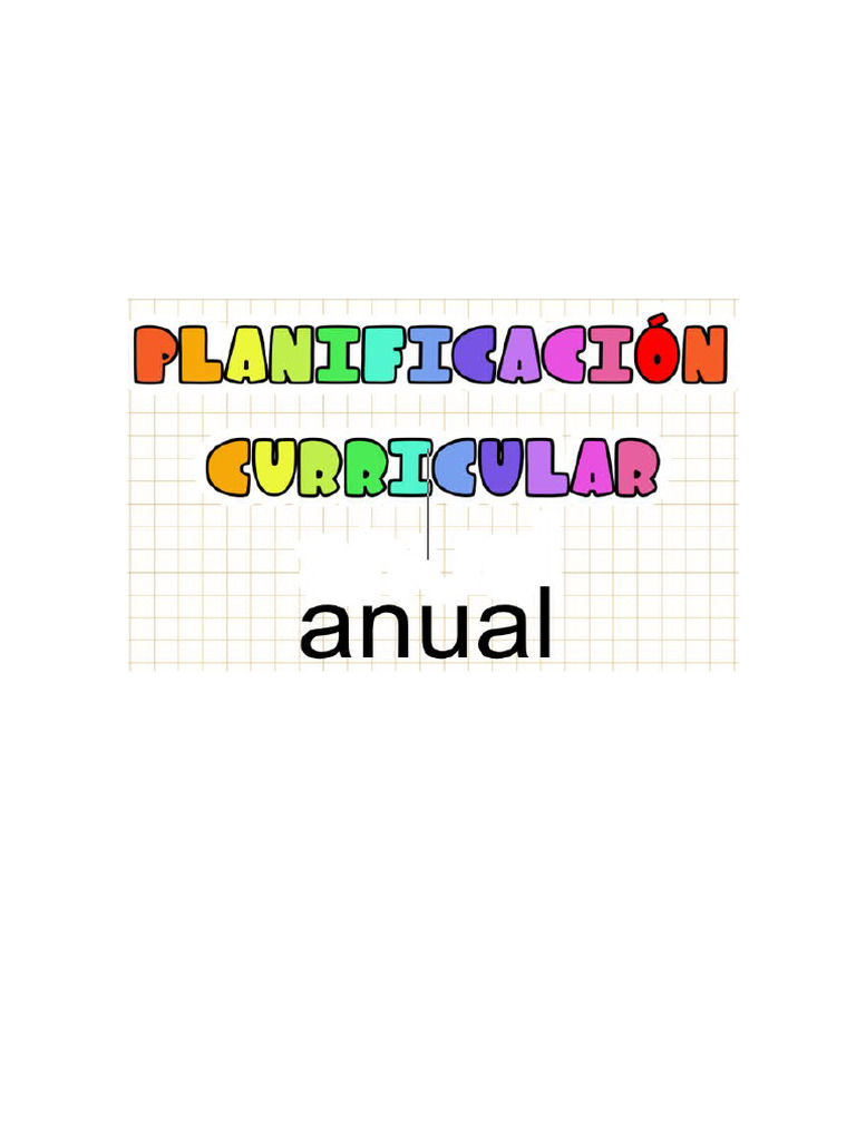 Planificación Curricular 2025 para Niños de 24 Meses | PDF | Enseñando ...