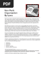 Constitution Template For Non Profit Organisation | PDF | Board Of ...