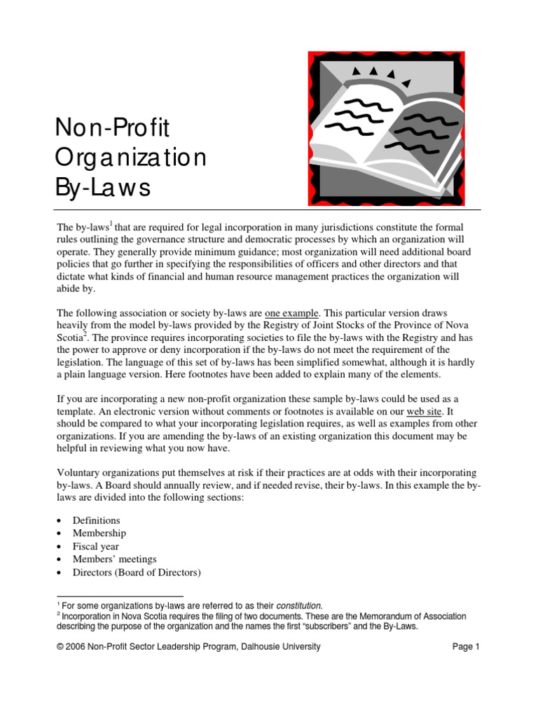 NP Non Profit Organization by Laws | PDF | By Law | Board Of Directors