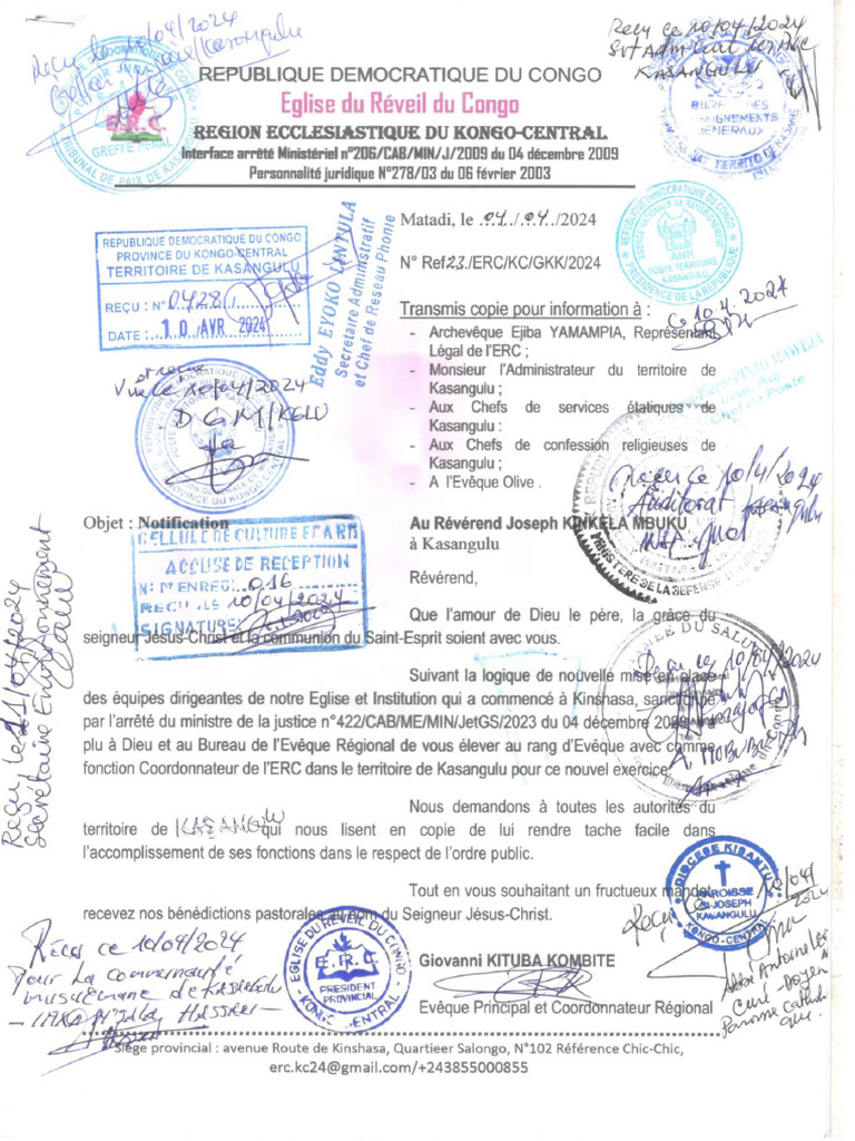 Acusé de Reception Notification | PDF