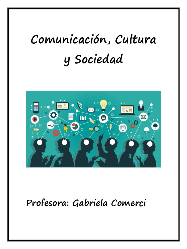 Cuadernillo de Comunicaci-n- Cultura y Sociedad | PDF | Comunicación | Lingüística
