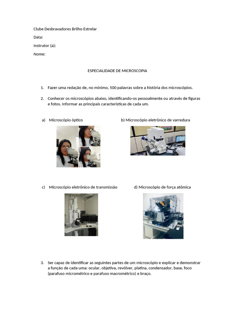 Especiaslidade de Micros | PDF