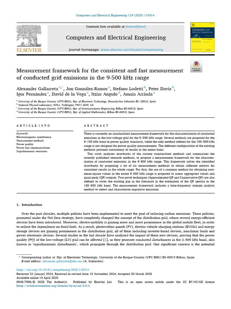 Measurement Framework For The Consistent and Fast Mea 2025 Computers ...
