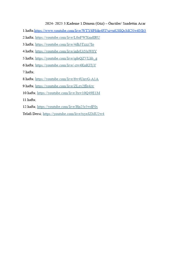 Öncüler (Saadettin Acar) | PDF