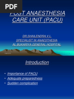 Pediatric PACU Discharge Guide | PDF | Anesthesia | Surgery