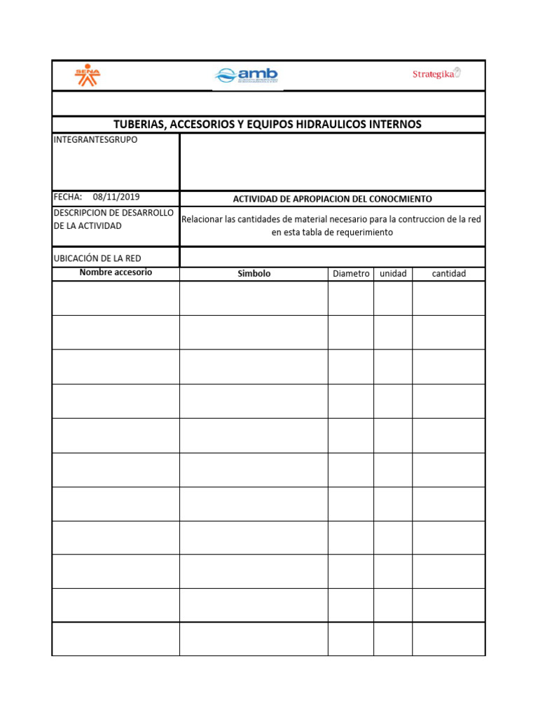 2formato de Despiece Red Hidraulica | PDF