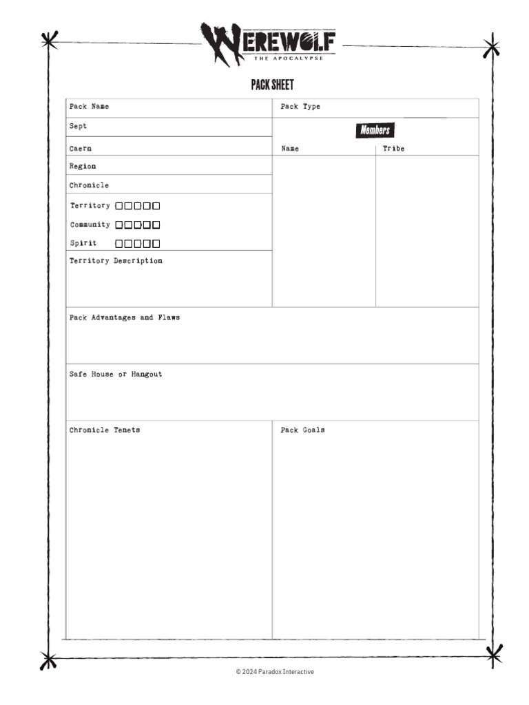 Pack Sheet | PDF