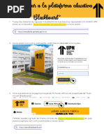 Tutorial Acceso Blackboard UVM | PDF