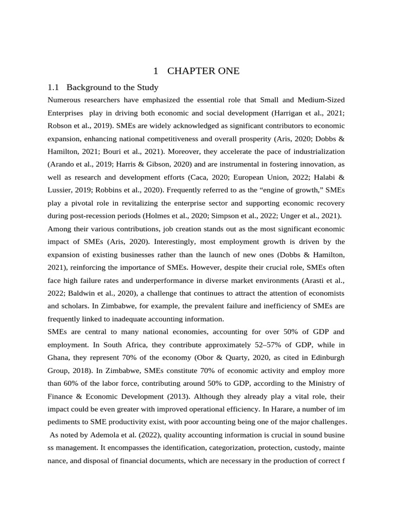 Finance | PDF | Small And Medium Sized Enterprises | Sampling (Statistics)