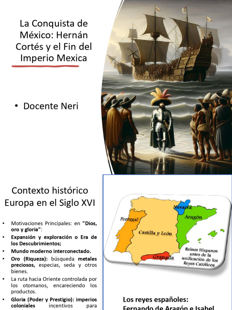 Conquista de Mexico | PDF | Hernán Cortés | Colonización española de ...