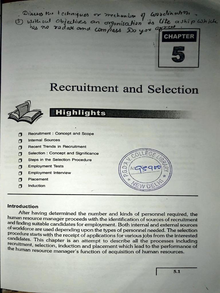 Recruitment And Selection Pdf Pdf