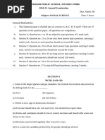 Cbse Gr-9 SST Sample-Paper Annual-Exam Ay24-25 | PDF | Legislature ...