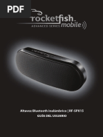 Manual de Pocket Gone 3 | PDF | Bluetooth | Altoparlante