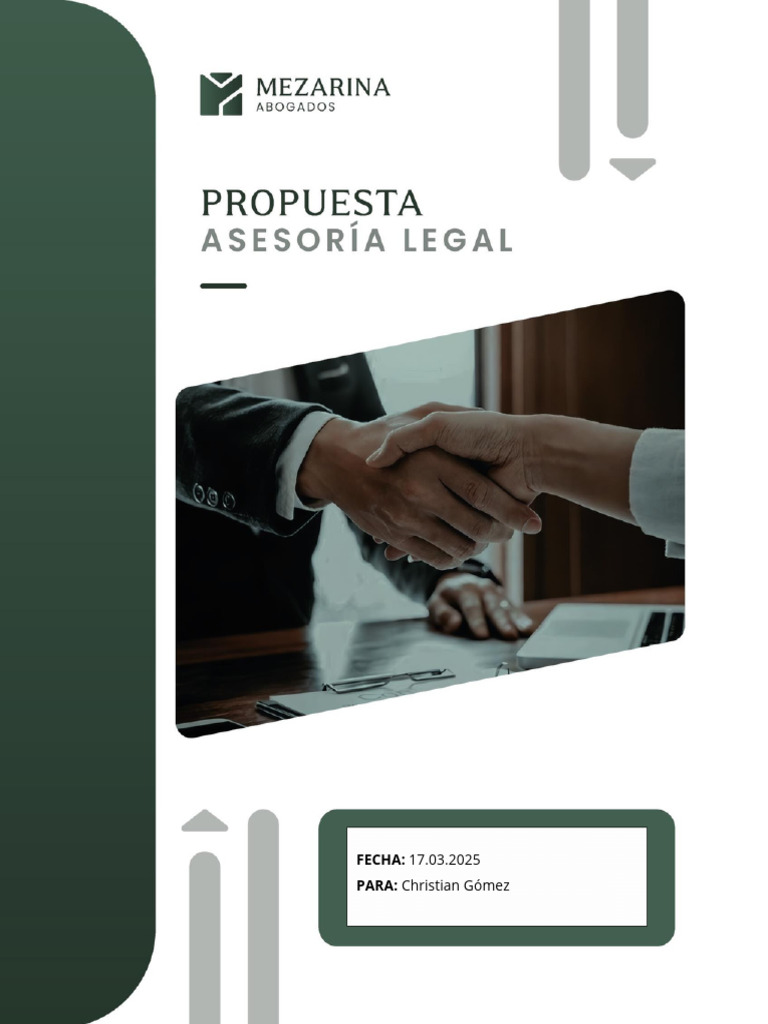 Propuesta De Asesoria Legal Y Honorarios Profesionales Pdff Pdf