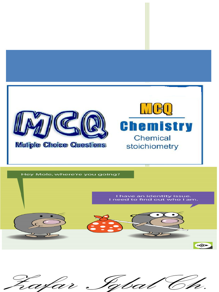 MOLE CONCEPT FINAL SET-1 (2024) - STUDENT Copy 2 | PDF | Magnesium | Mole (Unit)