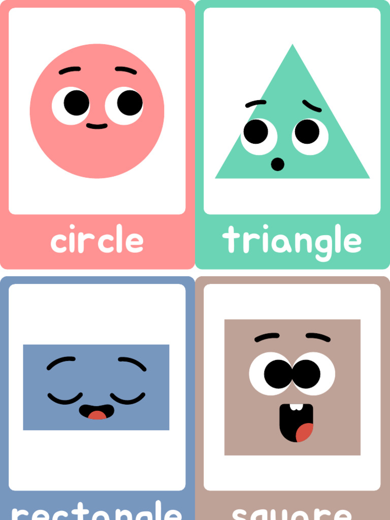Shapes Flashcards | PDF
