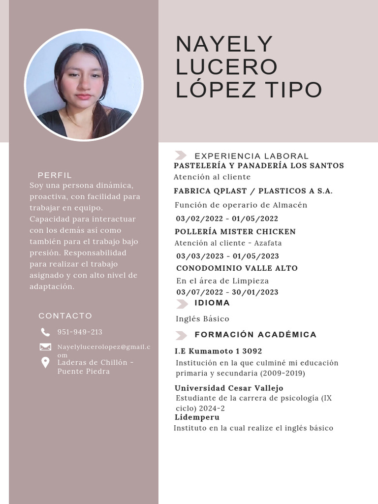 White Simple Student CV Resume | PDF