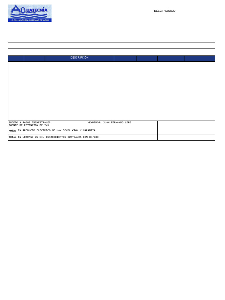 Factua Eliezer Pineda Chico 10-06-2025 | PDF
