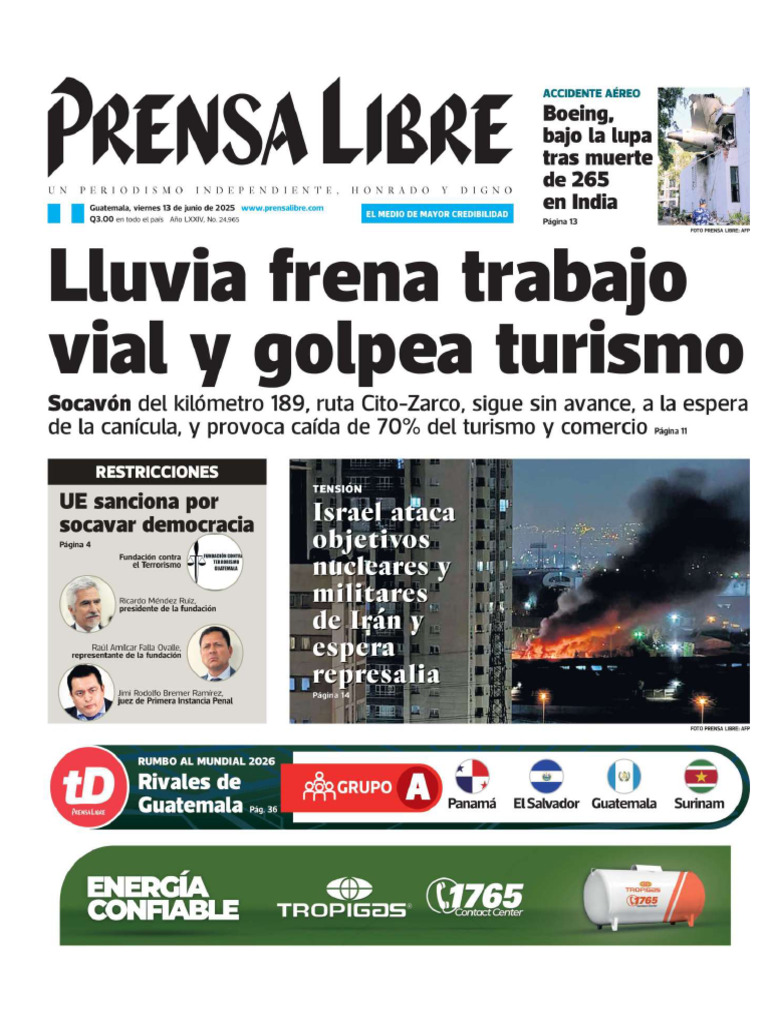 ?? 13-06-2025 PRENSA LIBRE | PDF
