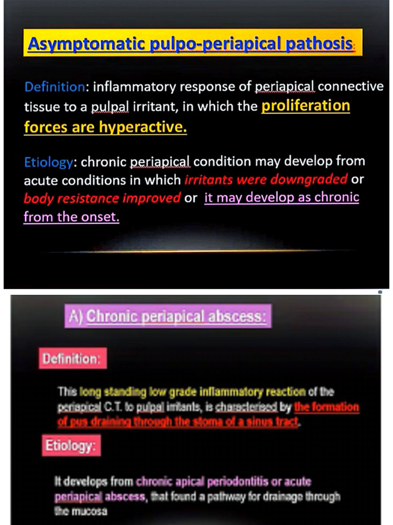 Plup Preapical Disease 3 | PDF