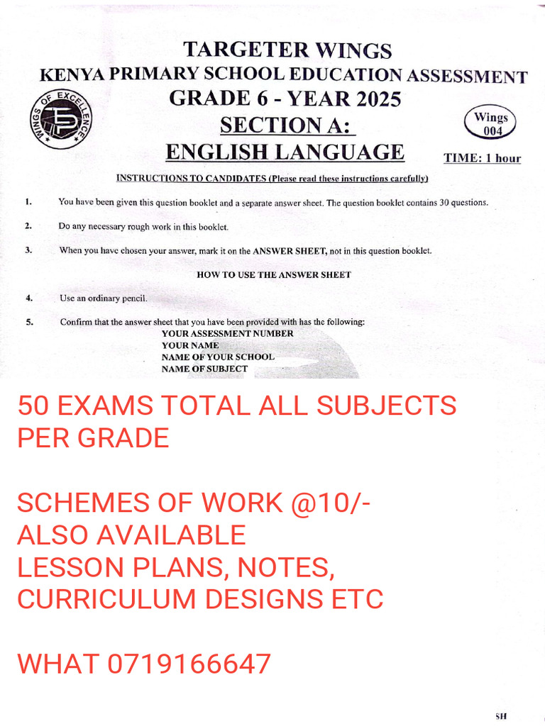 TARGETER W GRADE 6 004 ENGLISH 01 - Sign | PDF
