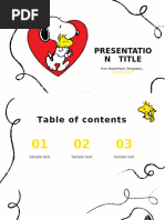 Snoopy PowerPoint Template | PDF