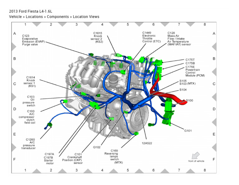 Ford Fiesta 2013 (Engine 1.6L Ti-VCT) - ALLDATA Repair | PDF