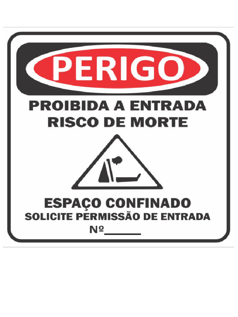 2-Placa de Espaço Confinado | PDF