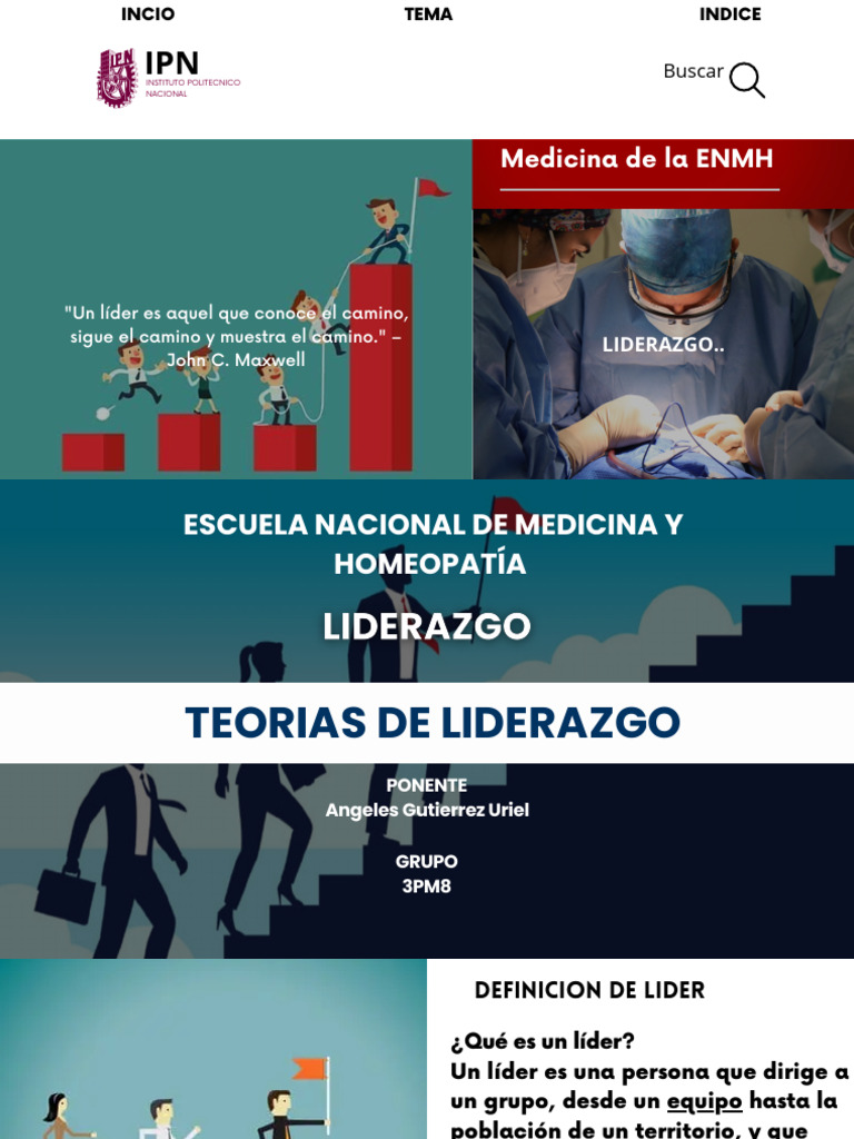 Definicion de Lider y Tipo de Lideres | PDF | Liderazgo | Adaptación