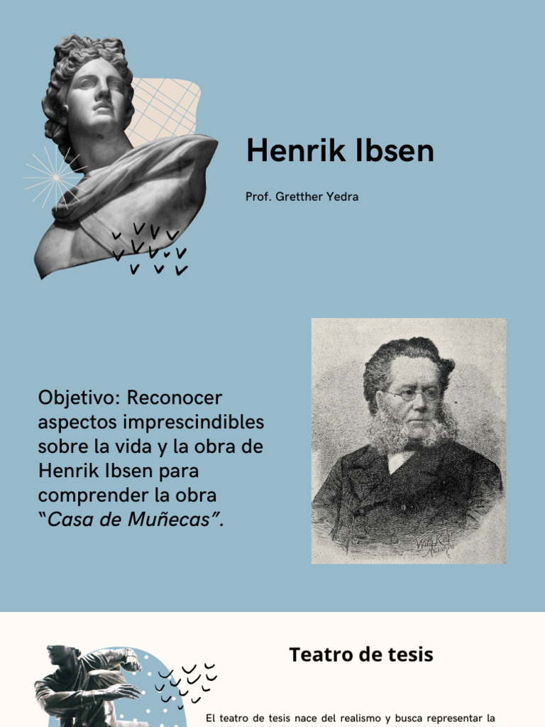Ibsen: Teatro de Tesis y Libertad | PDF | Henrik Ibsen