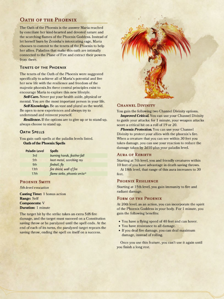 Oath of The Phoenix | PDF