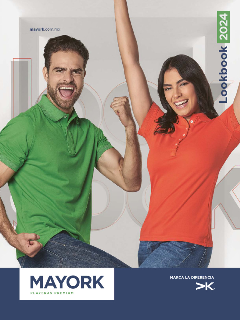 Catálogo Mayork 2024: Playeras Premium | PDF | Color