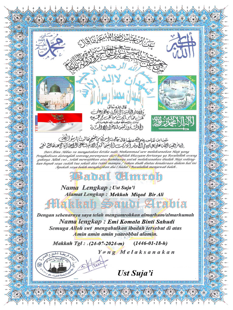 Badal Umroh Mulyadi 4 | PDF