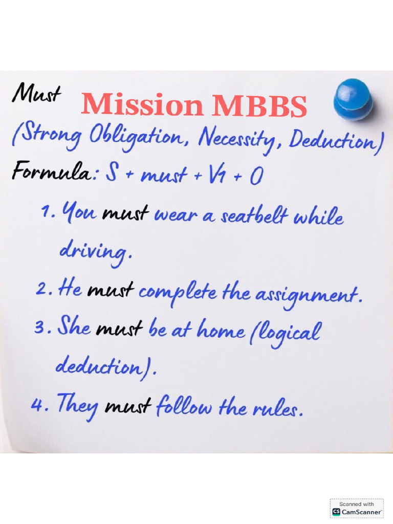 Model Verbs Tricks | PDF