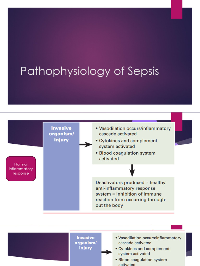 Understanding Sepsis Pathophysiology | PDF