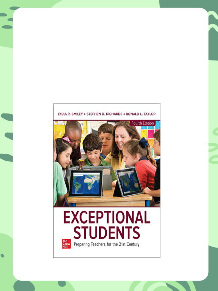 Exceptional Students: Preparing Teachers For The 21st Century 4th ...