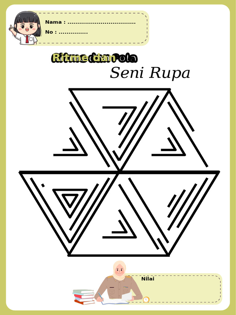 Ritme Dan Pola Seni Rupa Kelas 6 | PDF