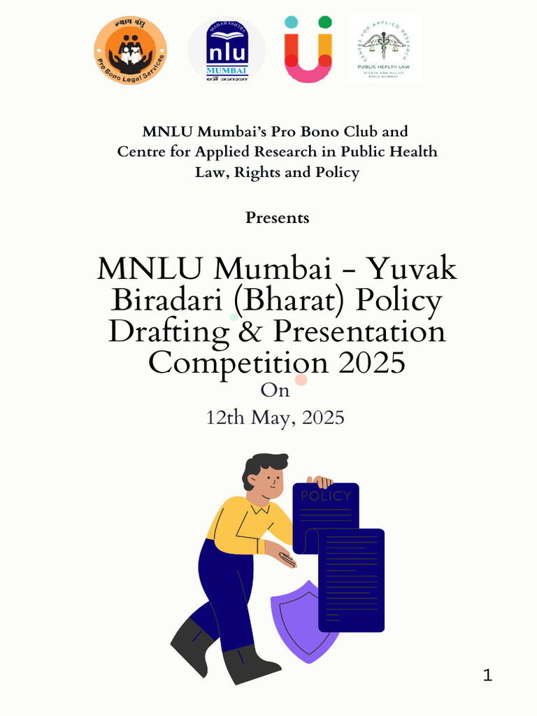 MNLU Mumbai Policy Drafting Competition 2025 | PDF | Policy | Health Policy