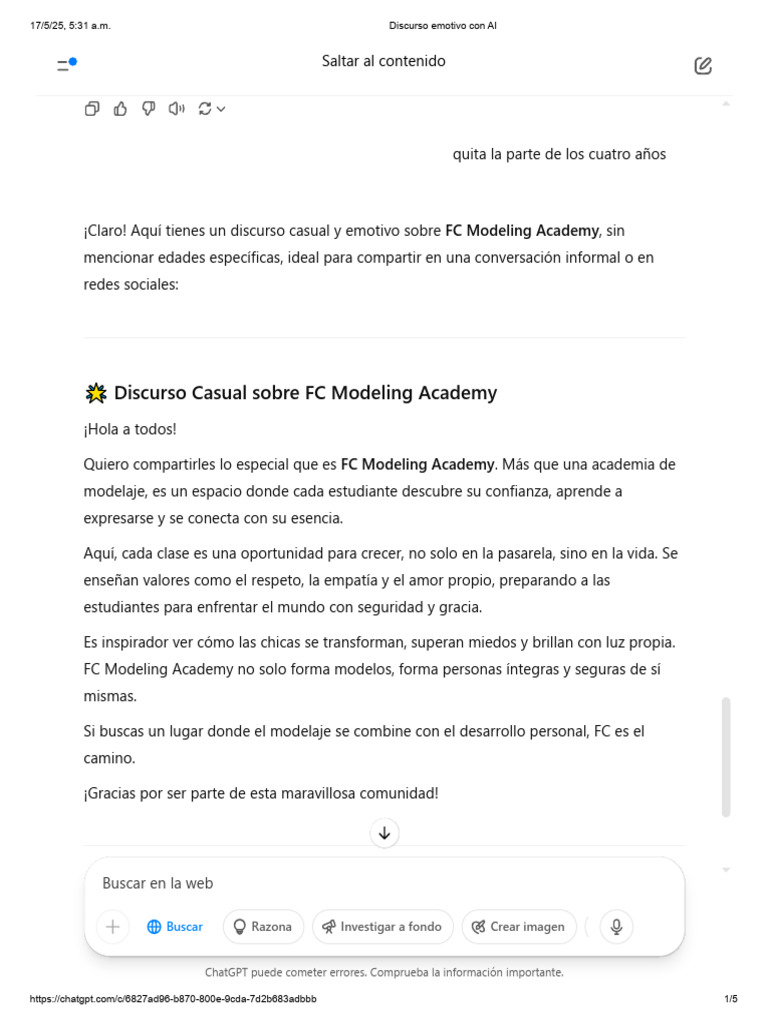 Discurso Emotivo Con AI | PDF