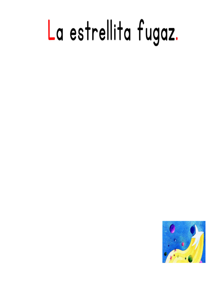 La Estrellita Fugaz | PDF | Cuerpos del sistema solar | Objetos ...